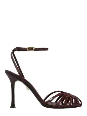 ALEVI MILANO 95mm Aly Stiletto Sandals - Brown