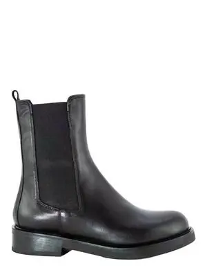 JULIE DEE Elastic-insert Chelsea Boots - Black