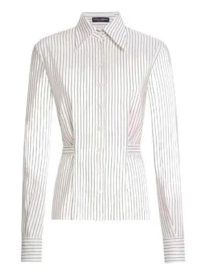 Dolce & Gabbana Striped Shirt - White