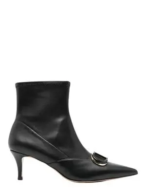 TWINSET 60mm Pointed-toe Ankle Boots - Black