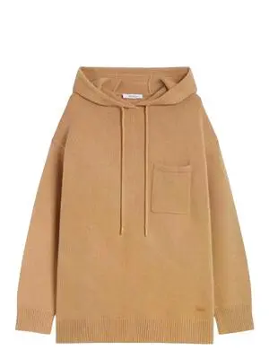 Max Mara Hooded Pocket Sweater - Brown