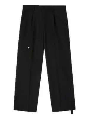 PEACEMAKER OAMC Straight-leg Tailored Trousers - Black
