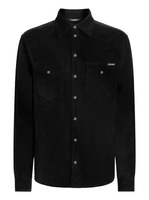 Dolce & Gabbana Corduroy Shirt - Black