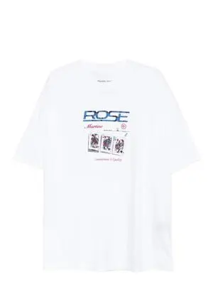 Martine Rose Playing-card Graphic T-shirt - White
