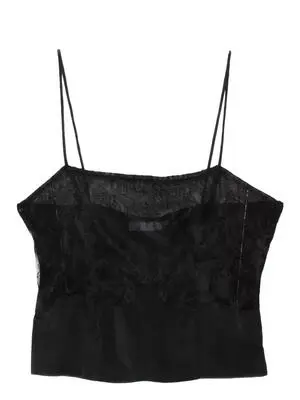 IRO PARIS Lace-paneled Top - Black