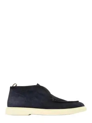 Officine Creative Suede Leather Slip-on Boots - Black