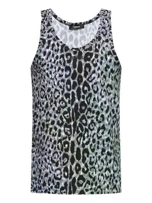 VERSACE Leopard-print Top
