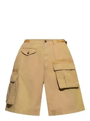 Dsquared2 Cargo-pocket Logo-plaque Shorts - Brown