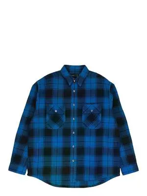 PURPLE BRAND Plaid Shirt - Blue
