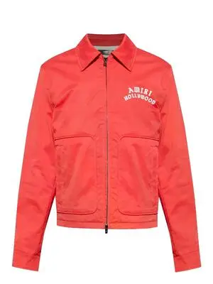 Amiri Embroidered Cotton Jacket - Red