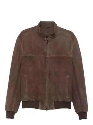 RIFUGIO Zip-Up Suede Jacket