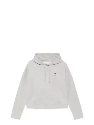 Ami Heart-logo Hoodie - Grey
