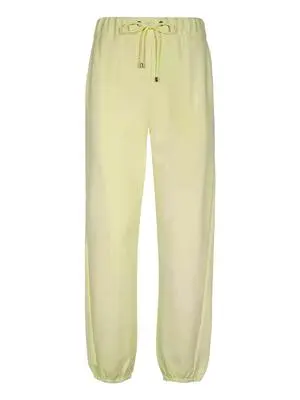 Max Mara Elasticated-cuff Trousers - Yellow