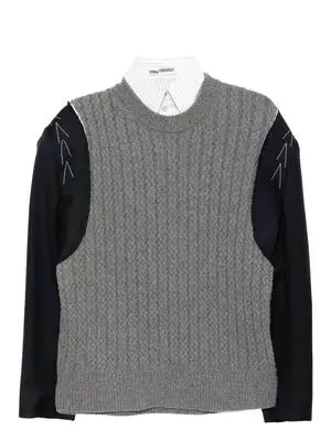 SONIA CARRASCO Panelled Jumper