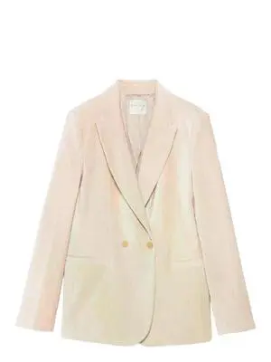FORTE_FORTE Double-breasted Blazer - Neutrals
