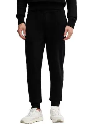 TRUSSARDI Embroidered Joggers - Black
