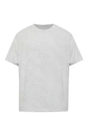 Officine Générale Short-sleeve Cotton T-shirt Grey