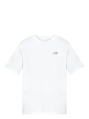 MAISON MARGIELA Number-print Cotton T-shirt - White