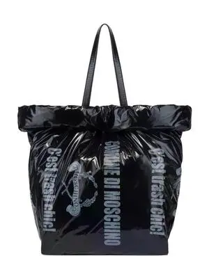 Moschino Graphic-print Tote Bag - Black
