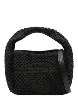 TOTÊME Crochet Mini Bag - Black