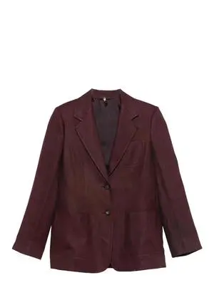 N_8 MILANO Linen Blazer - Purple