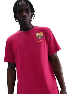 Nike Fc Barcelona Soccer T-shirt - Red