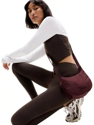 Athleta Mini Crescent Bag - Garnet
