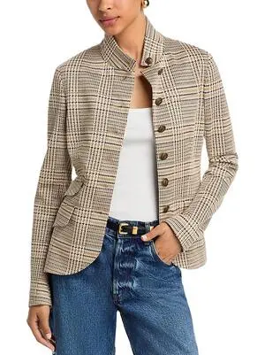 Rag & Bone Slade Ponte Blazer - Tan Multi