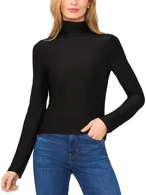 Ted Baker London Ciarina Long Sleeved Turtleneck Top - Rich Black