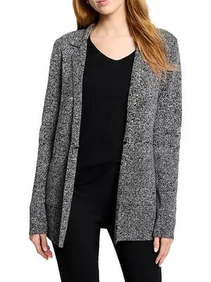 NIC+ZOE Knit Blazer - Black Mix