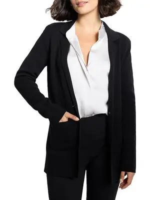 NIC+ZOE Knit Blazer - Black Onyx