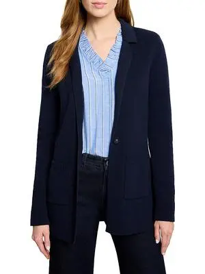 NIC+ZOE Knit Blazer - Dark Indigo