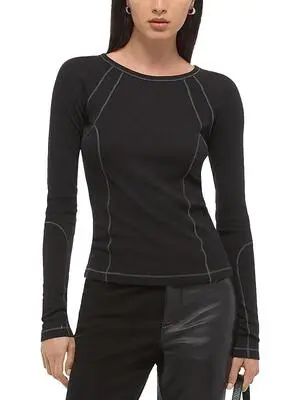 Helmut Lang Raglan Top Black