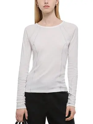 Helmut Lang Raglan Top - Optic White