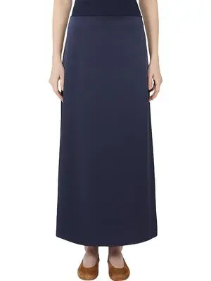 Max Mara Angelo Maxi Skirt Navy