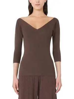 MAX MARA Oceano V-Neck Sweater