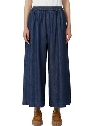 Max Mara Lubiana Denim Pants - Navy