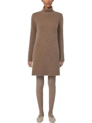 Max Mara Edison Knitted Sweater Dress - Turtledove