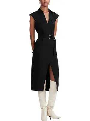 Derek Lam 10 Crosby Lucy Utility Shirt Dress - Black