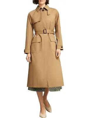 HOBBS LONDON Donnington Trench Coat - Fawn Beige