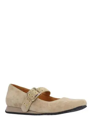 L'AMOUR DES PIEDS Tanzy Mary Jane Flat - Taupe