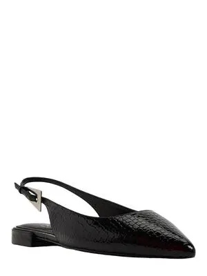 Aldo Kristell Pointed Toe Slingback Flat - Black