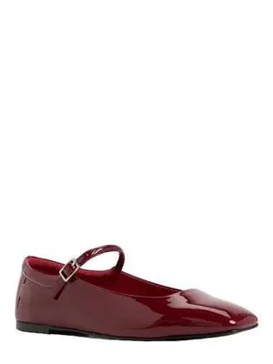 Aldo Kristyn Mary Jane Flat Dark Red