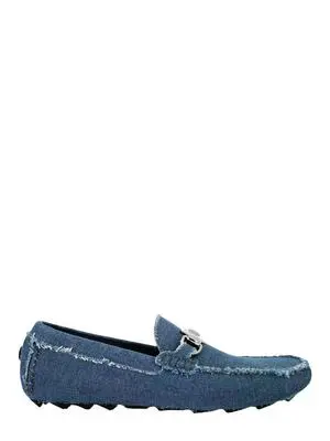 Philipp Plein Denim Loafers - Blue