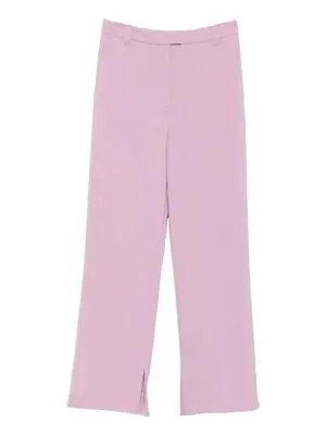 Marc O'polo Side-slit Trousers - Purple