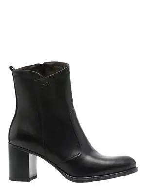 NEROGIARDINI 70mm Zip-detail Block-heel Boots - Black