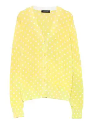 Fabiana Filippi Polka Dot Cardigan - Yellow
