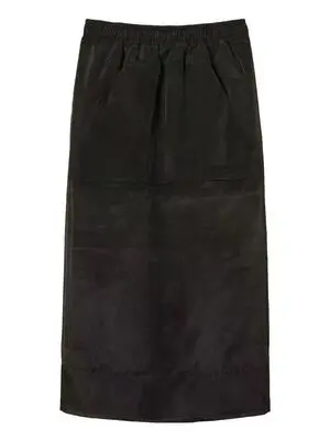 TWINSET Elasticated-waist Midi Skirt - 00006 Black