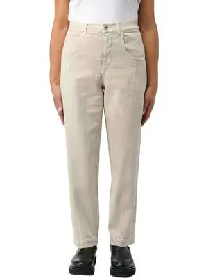 Eleventy High-waisted Patch-pocket Trousers - Neutrals