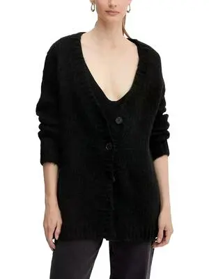 SILVIAN HEACH Buttoned-front Cardigan - Black
